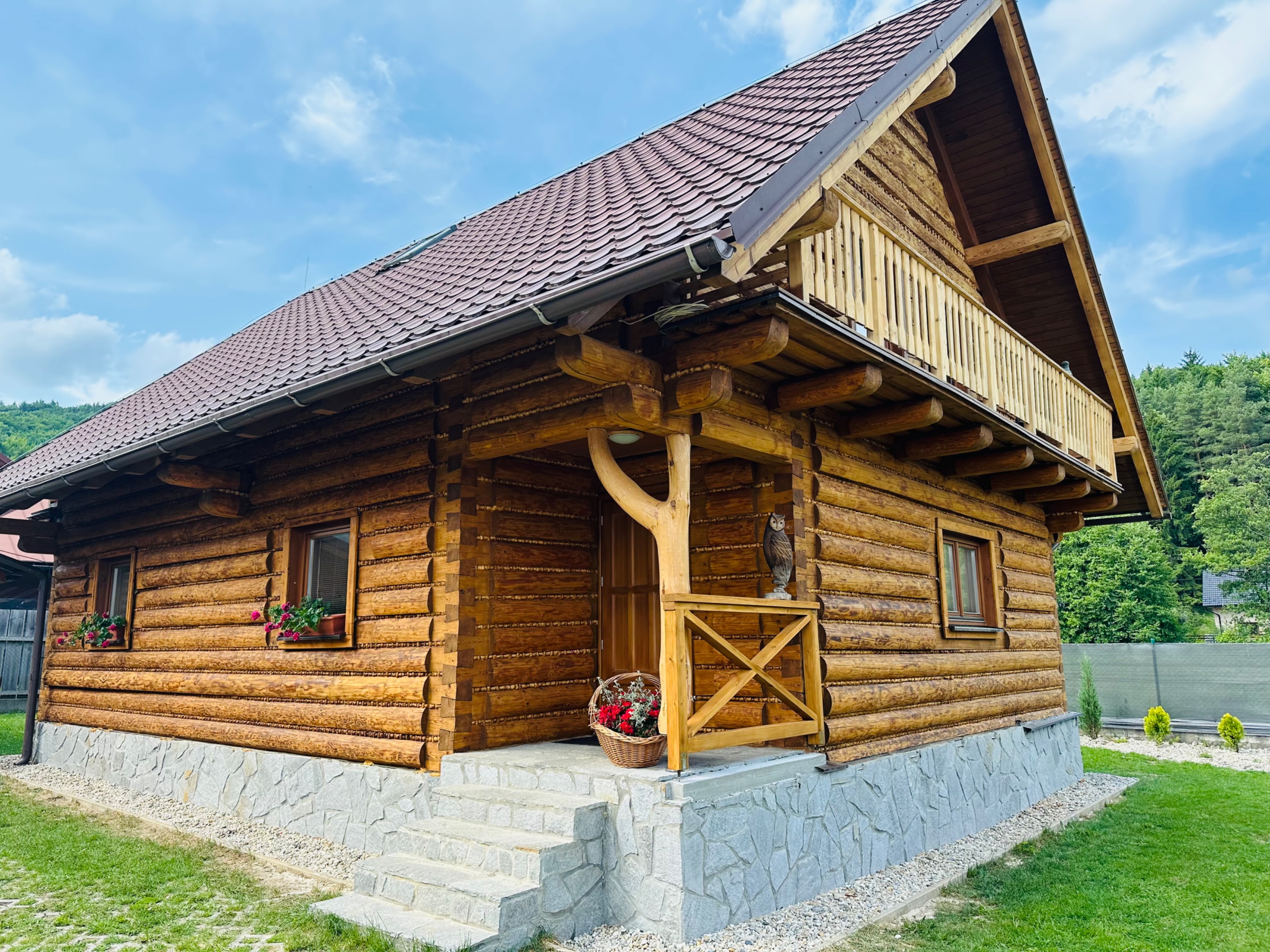 Drevenice so saunou Valčianska dolina