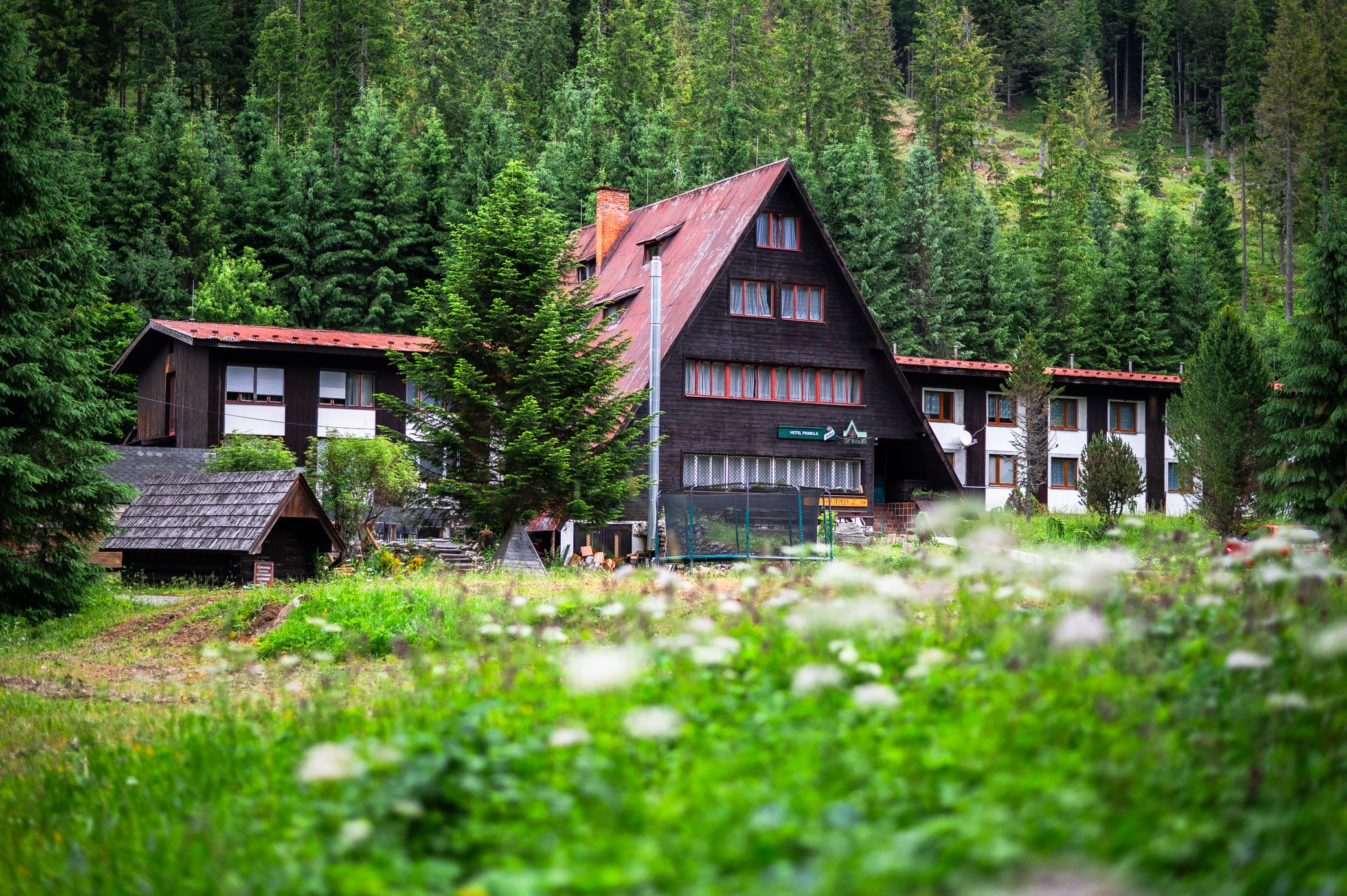 Ubytovne pri potoku Orava