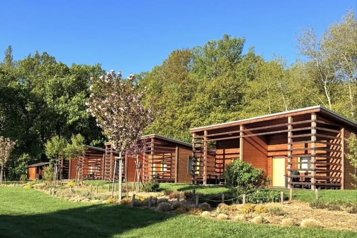 Kempy u koupaliště Krušné hory